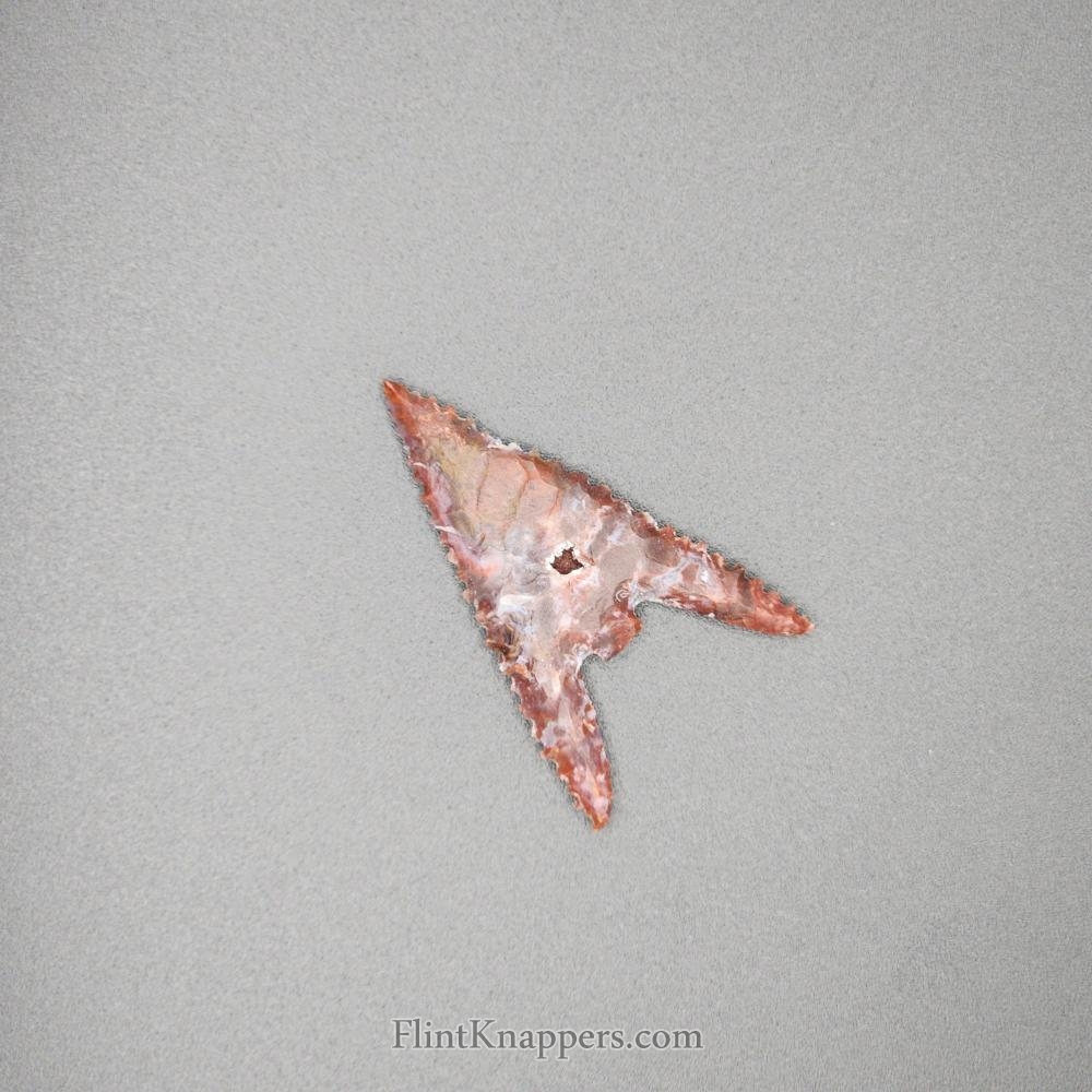 Rare Red Antique Vitrolite Northern Side Notch - Framed