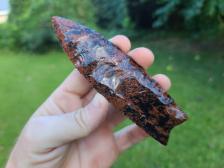 Mahogany obsidian clovis
