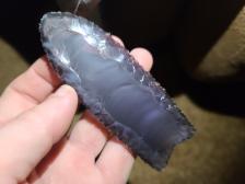 Rainbow obsidian clovis